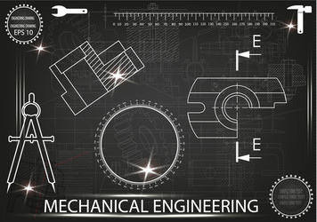 Technical mechanical engineering backgrounds Vector Image