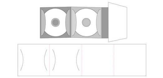 Die Cut Folder Templates Vector Images (over 290)