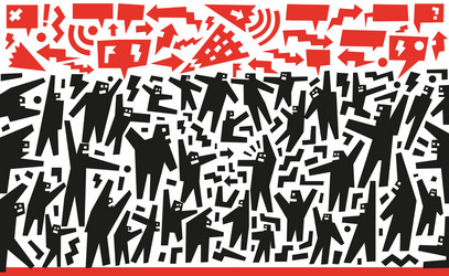 Demonstration protest Royalty Free Vector Image