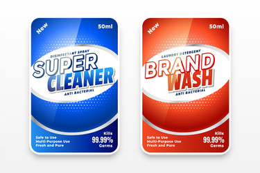 Toilet Cleaner Label Vector Images (over 980)