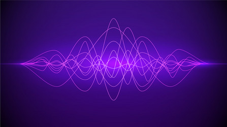 Purple Sound Waves Vector Images (over 4,900)