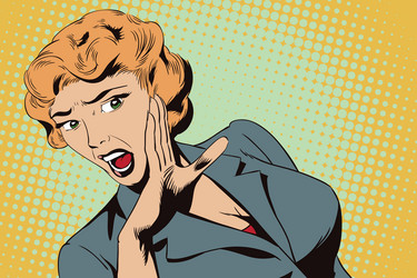 Cartoon Girl Screaming Vector Images (over 2,500)