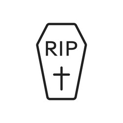 Grave icon Royalty Free Vector Image - VectorStock