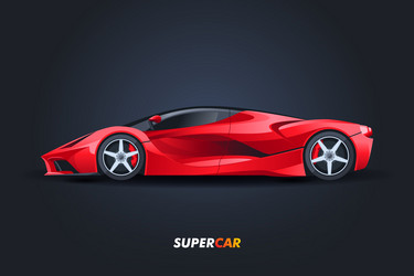 Super car design concept modern realistic Vector Image