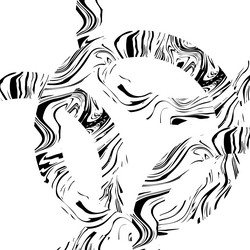 Black and white liquid swirl patterns Royalty Free Vector