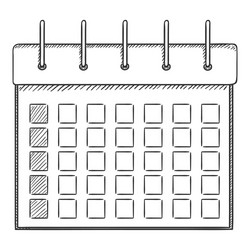 Sketch Calendar Pencil Vector Images (over 920)