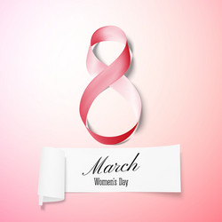 Greeting card on 8 march Royalty Free Vector Image