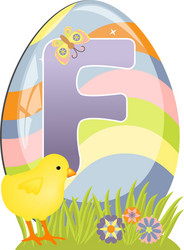 Donut cartoon s letter Royalty Free Vector Image