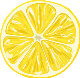 Cut lemon cartoon Royalty Free Vector Image - VectorStock