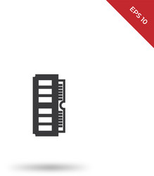 Random access memory chip icon Royalty Free Vector Image