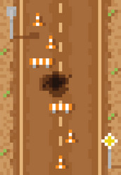 Road Pixel Art Vector Images (over 600)