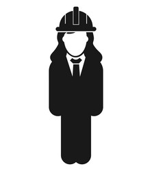 Construction engineer icon editable eps symbol Vector Image