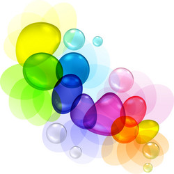 Color splash waves abstract background Royalty Free Vector