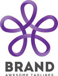 Star ribbon logo Royalty Free Vector Image - VectorStock