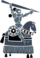 Knight Running Vector Images (over 280)
