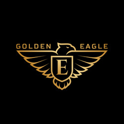 Eye of horus gold logo design ancient egyptian Vector Image