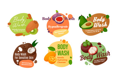 Perfume bottles stickers with place Royalty Free Vector