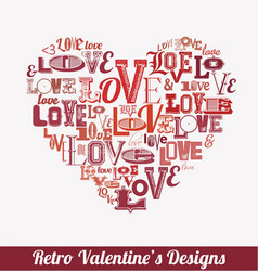 Retro love Royalty Free Vector Image - VectorStock