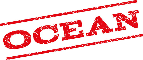 Pacific ocean watermark stamp Royalty Free Vector Image