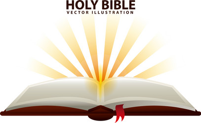 Holy bible with design icon Royalty Free Vector Image
