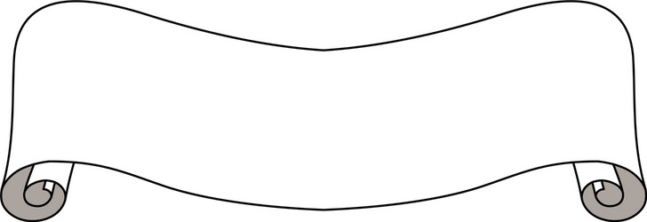 Golden paper title scroll Royalty Free Vector Image