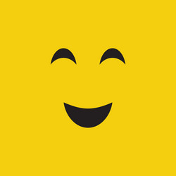 Emoticon graphic design template Royalty Free Vector Image