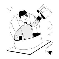 Phone trap Royalty Free Vector Image - VectorStock