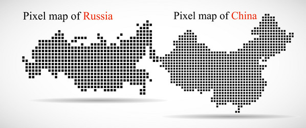 Pixel Map China Vector Images (over 170)