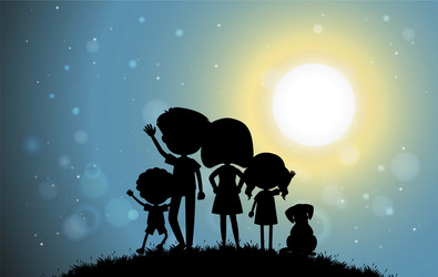 Family Shadow Vector Images (over 7,600)