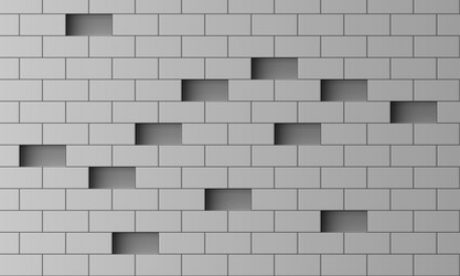 White block wall texture background Royalty Free Vector