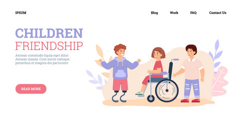 Kids Helping Handicapped Vector Images (over 370)