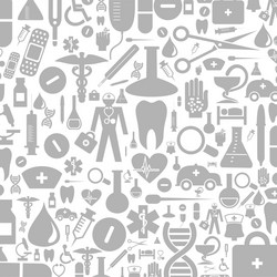 Medical background in grey Royalty Free Vector Image