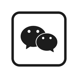 Wechat Symbol Icon Vector Images (over 120)