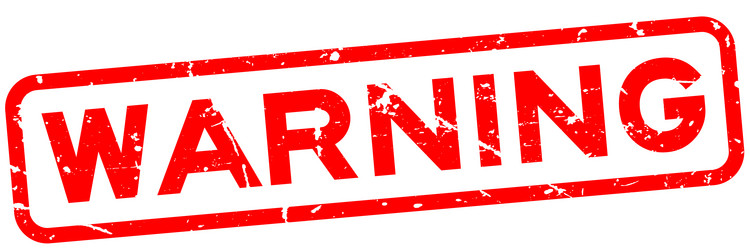 Grunge red caution word hexagon rubber seal stamp Vector Image