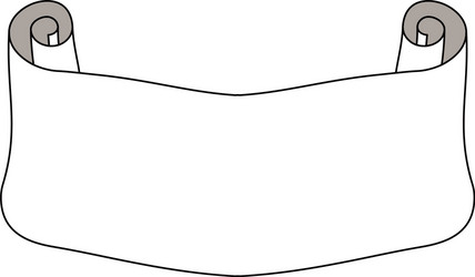 Paper title scroll Royalty Free Vector Image - VectorStock