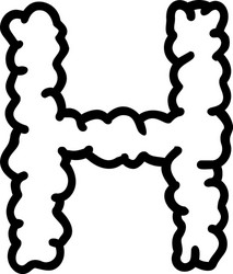 Smoke Font Letter H Vector Images (over 120)