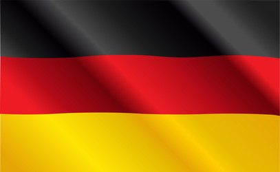 Banner german flag colors Royalty Free Vector Image