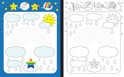 Worksheet Cloud Tracing Vector Images (82)