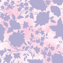 Abstract seamless floral pattern with dots lines Vector Image