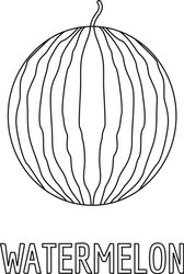 Watermelon Outline Vector Images (over 7,200)