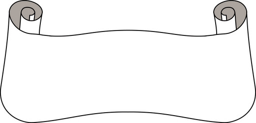 Old paper title scroll Royalty Free Vector Image