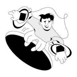 Phone trap Royalty Free Vector Image - VectorStock