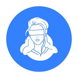 Hostage icon in cartoonblack style isolated Vector Image