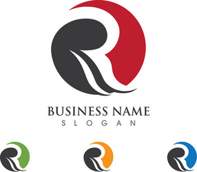 Plump vintage cute letter r with crown Royalty Free Vector