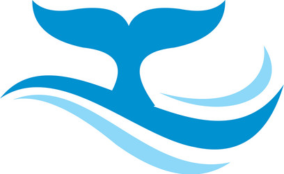 Sea wave twins Royalty Free Vector Image - VectorStock