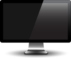 Lcd monitor Royalty Free Vector Image - VectorStock