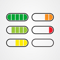 Lithium ion battery icon Royalty Free Vector Image