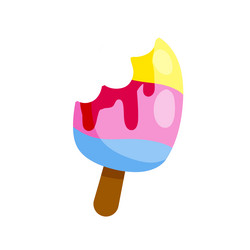 Popsicle Bitten Icon Vector Images (69)