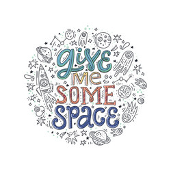 Hand lettering this too shall pass words Vector Image