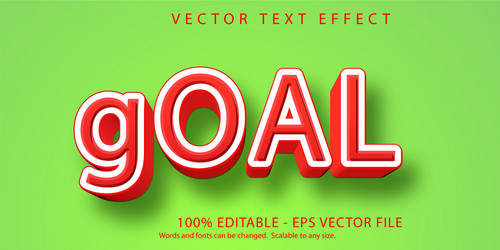 Start text editable font effect Royalty Free Vector Image